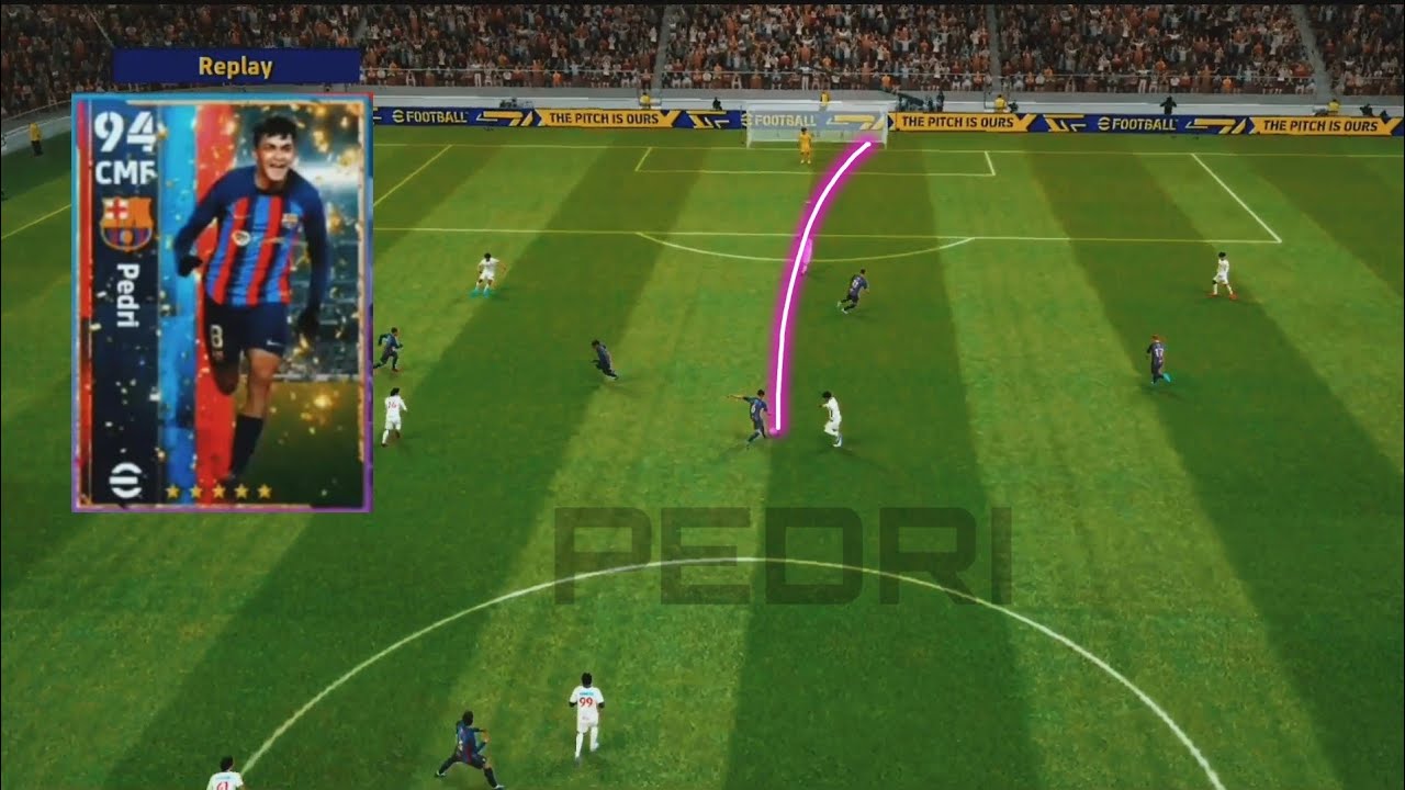 pedri 97 rated new Barcelona Card player review / e football Pes 2023 ...