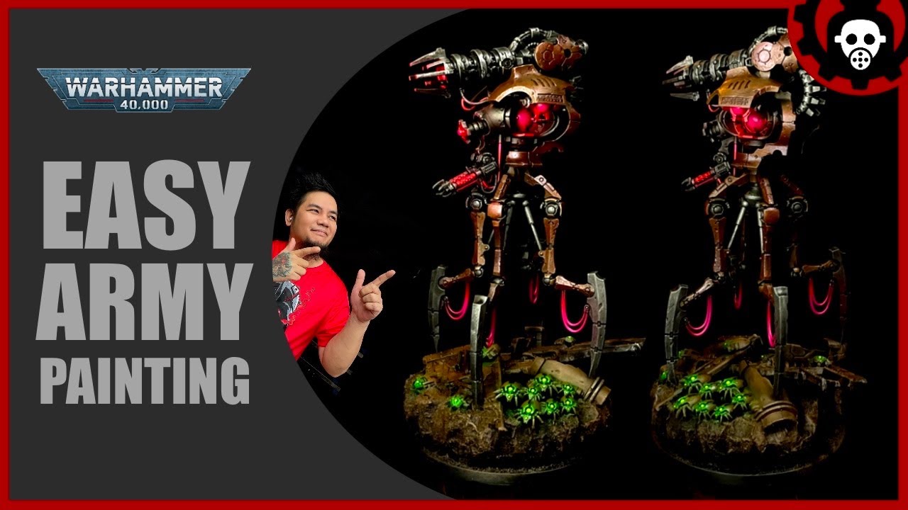HOW to paint NECRONS Canoptek Doomstalker | BASIC Army Painting - YouTube