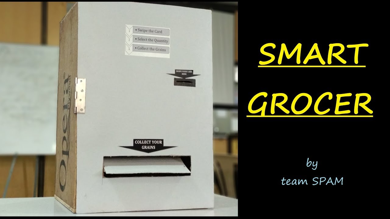 Smart Grocer | Final year Engineering project with Demonstration and ...