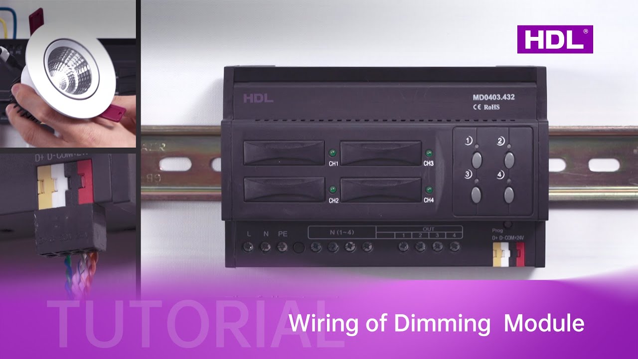 18. Dimming Module Wiring: Creating Ambiance with Buspro Dimmers - YouTube