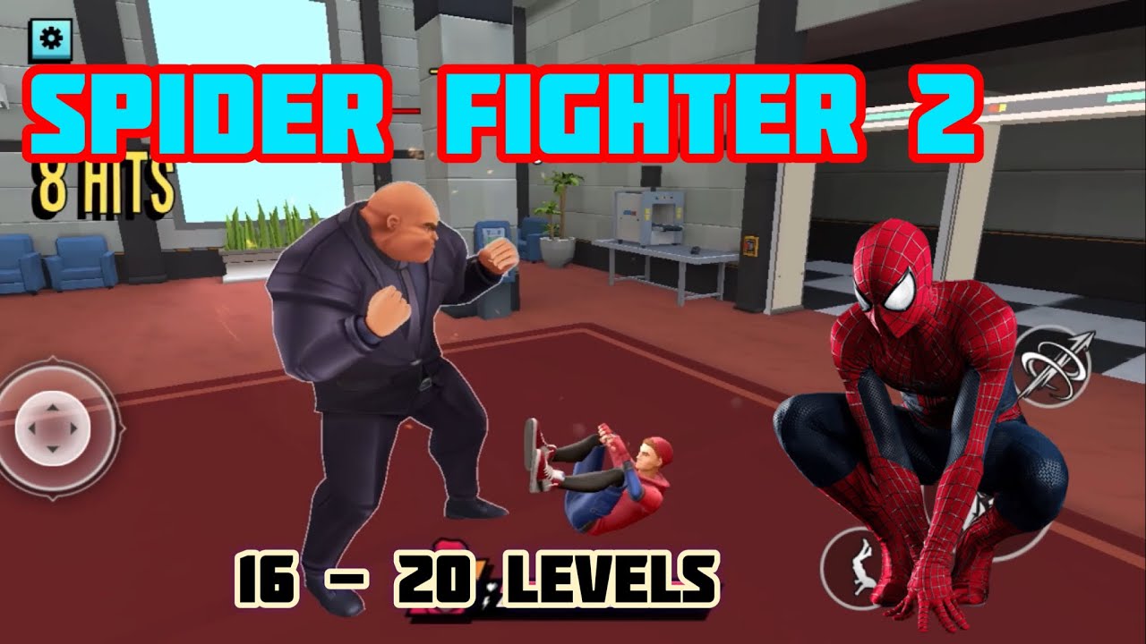 Spider fighter 2 - walkthrough Gameplay - all 11-15 levels - boss #4 - game iSO Android [part 4 ...