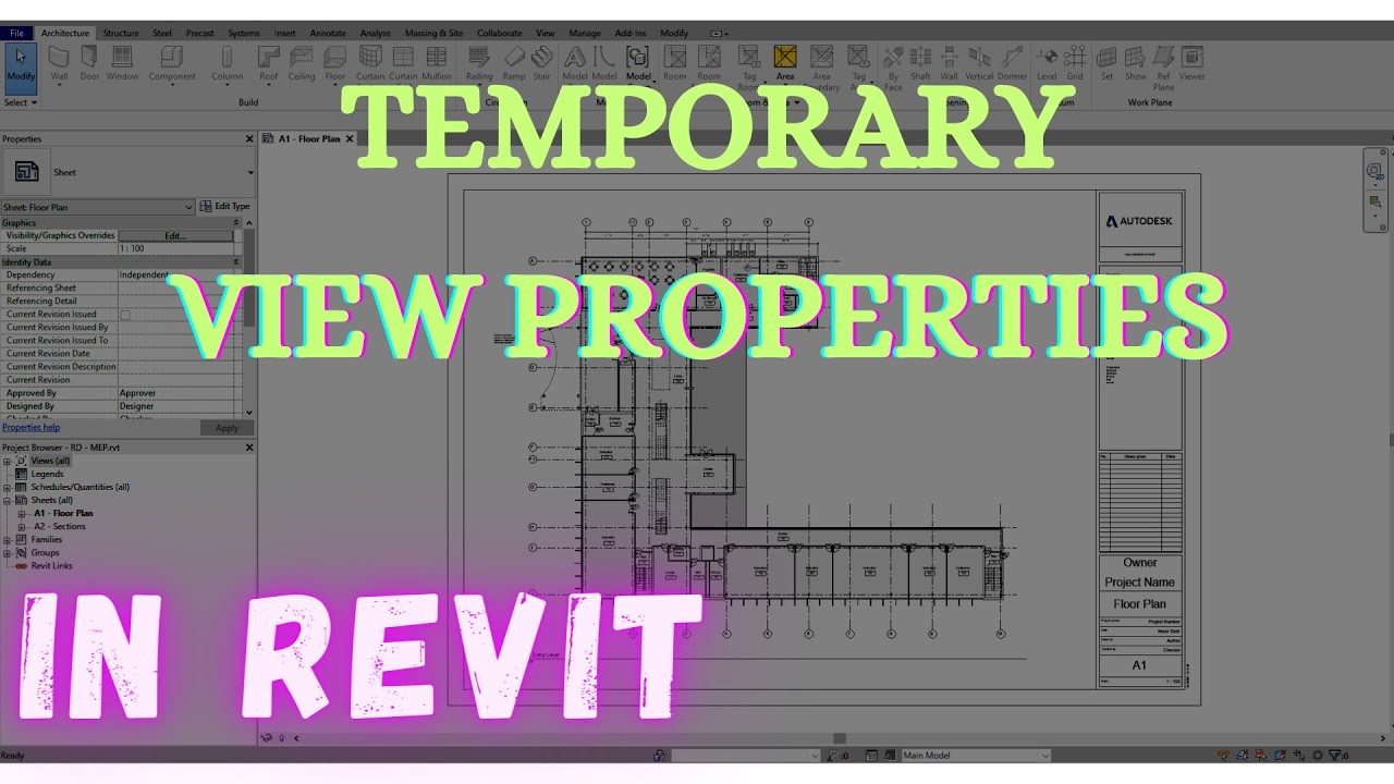 [REVIT ALL DISC.] Useful Feature | Temporary View Properties - YouTube