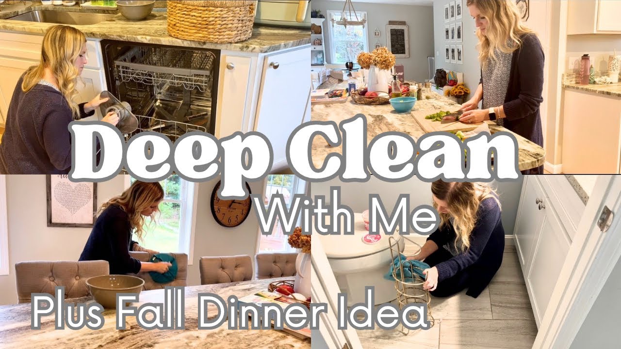 Deep Clean With Me. Deep Cleaning Hacks. Cleaning Motivation. Plus Fall ...