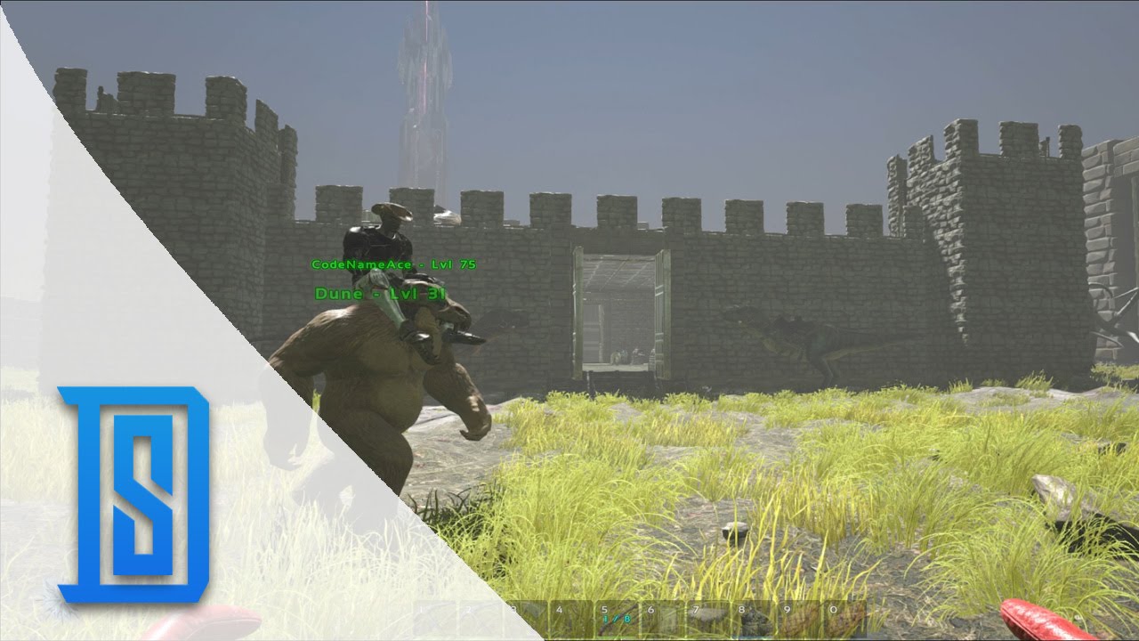 Ark Survival Evolved - Season 2-30- Medieval Castle Base - YouTube