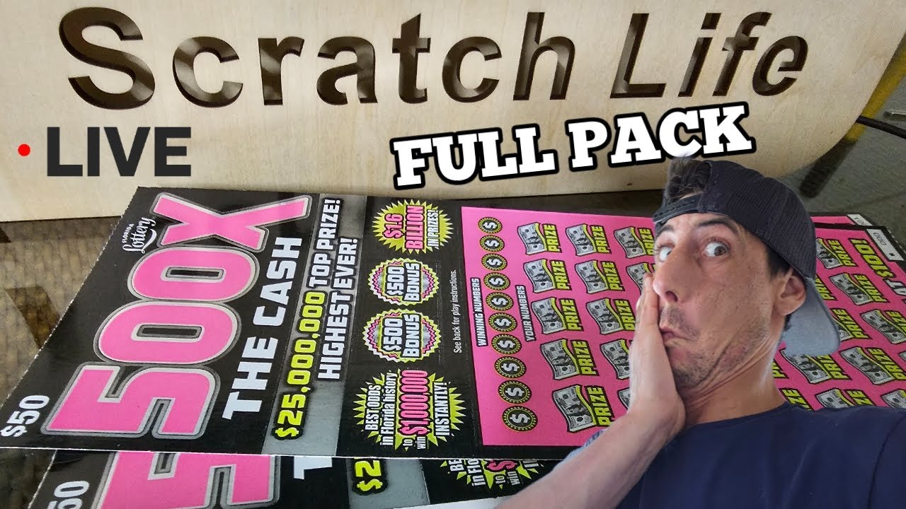 FULL PACK 500X The Cash Live! SCRATCH LIFE - YouTube