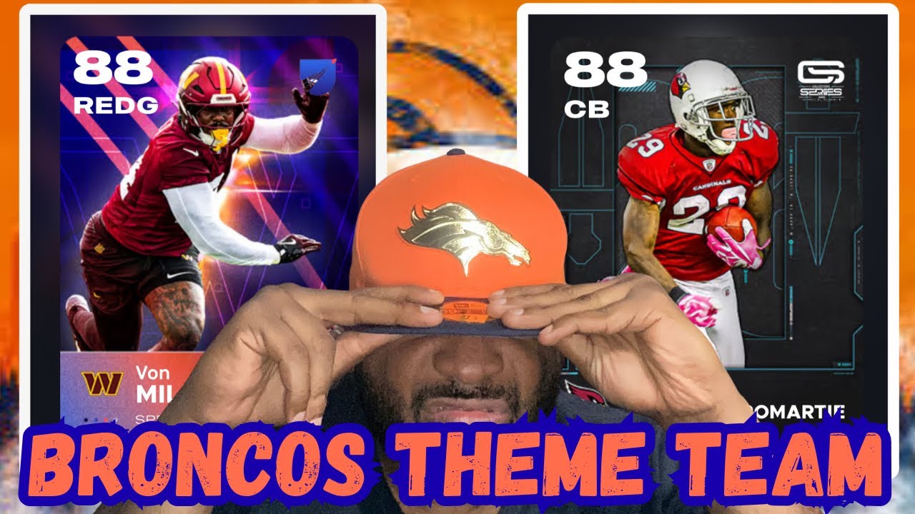 TWO NEW ADDITIONS TO BRONCOS THEME TEAM MAKES IT ELITE! IN MADDEN ...