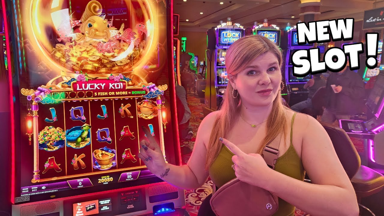 Hitting Every Bonus on the NEW Lucky Koi Slot Machines in Las Vegas ...