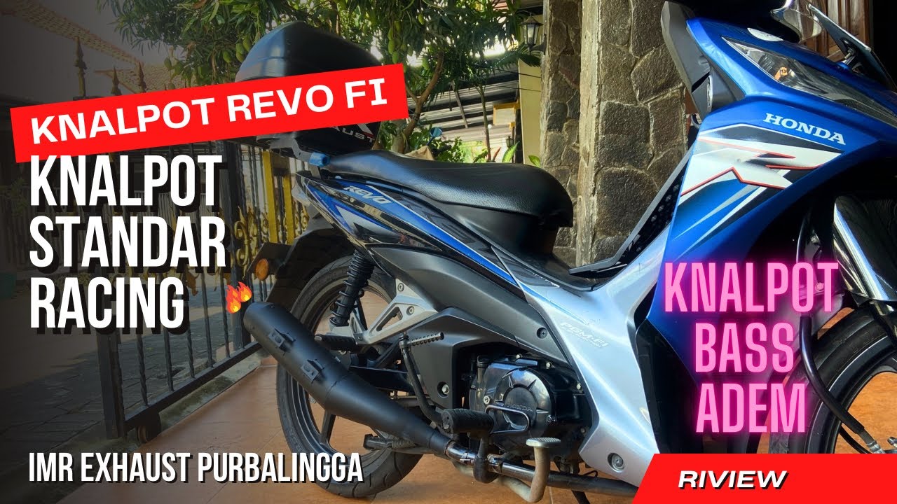 RIVIEW KNALPOT STANDAR RACING REVO - IMR EXHAUST PURBALINGGA - YouTube