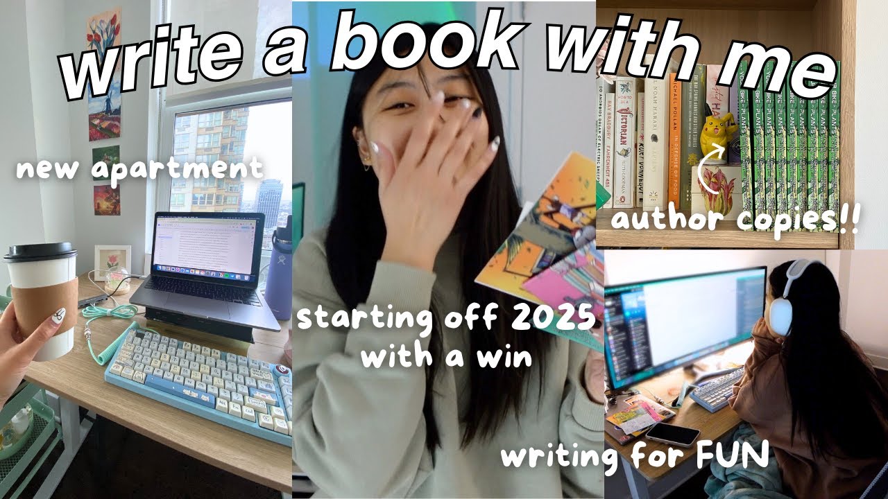 my first WRITING VLOG of 2025! 📖🥂 back into writing after a *very* long ...
