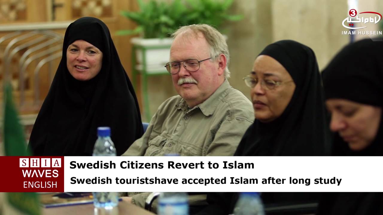 Five Swedish Citizens revert to Shia Islam at Imam Redha Holy Shrine ...