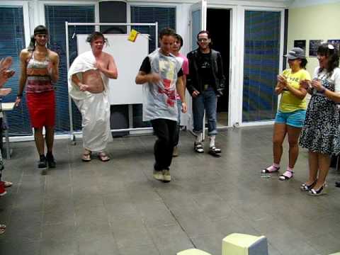 Traditional Chuvashian dance - International exchange 2009 - Korte