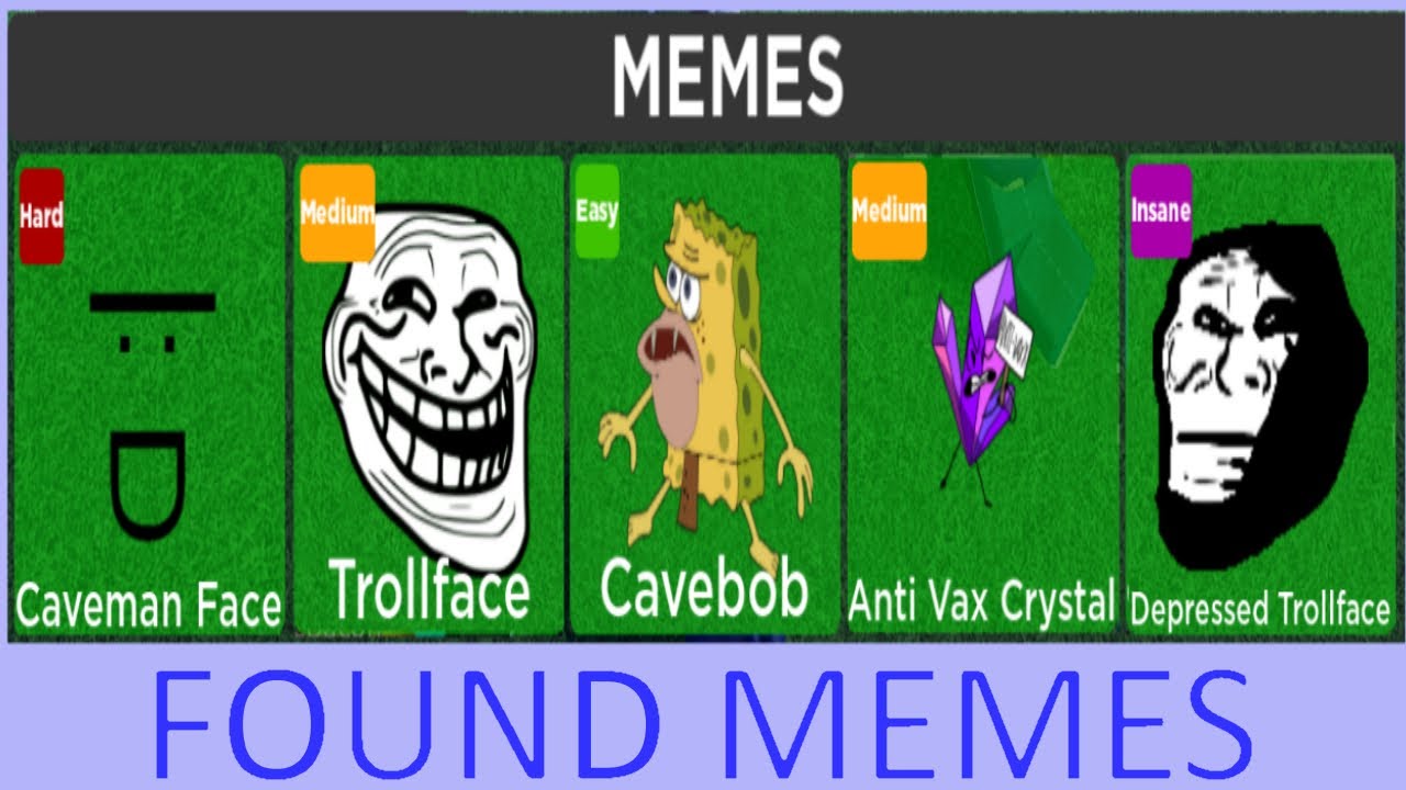 Roblox - Find the Memes - Part 10 - Forest - Cave - 5 memes - YouTube