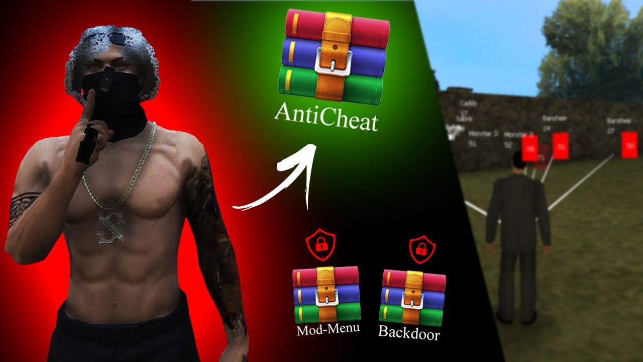 NOVO ANTICHEAT PARA MTA!! MOD MENU E BACKDOORS - YouTube