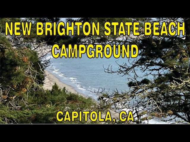 New Brighton Beach Campground Map New Brighton State Beach Campground