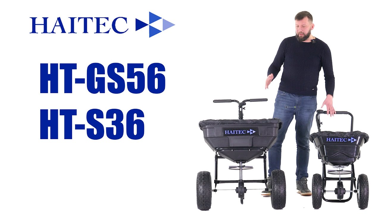 Тележки - разбрасыватели для удобрений, песка и реагентов HAITEC HT ...