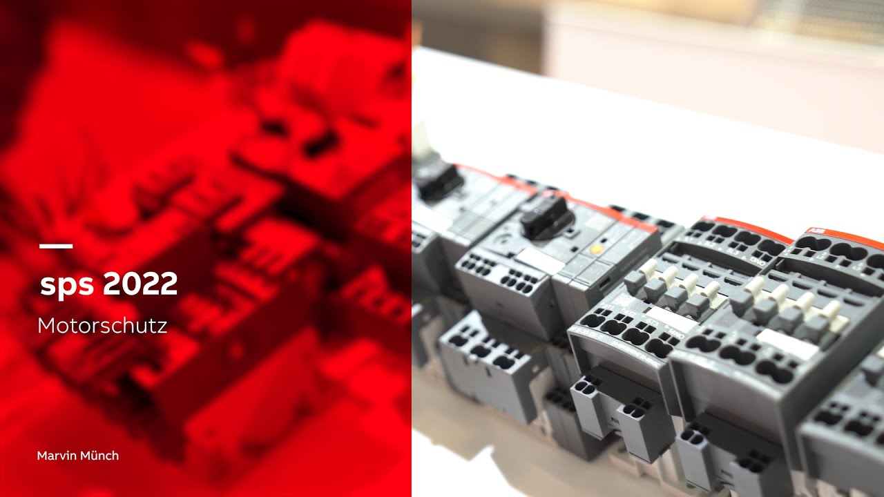 ABB auf der SPS 2022: Motorschutz - YouTube