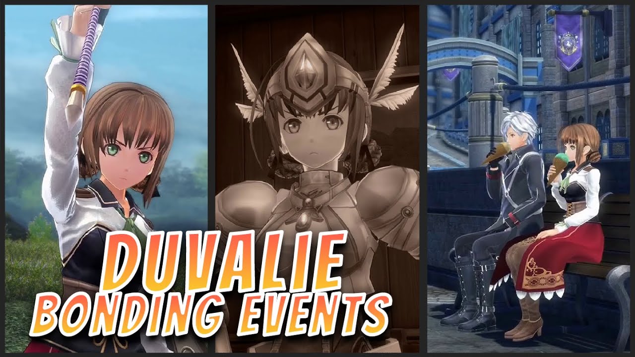 All Duvalie Bonding Events | Trails of Cold Steel IV | English - YouTube