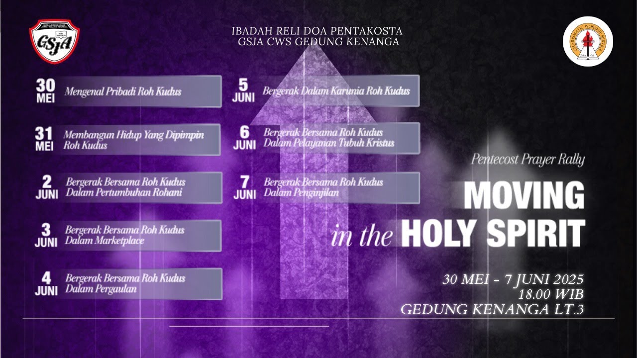 Ibadah Reli Doa ke 7 | Pdt. Jimmy Mailangkay |Bergerak bersama Roh ...