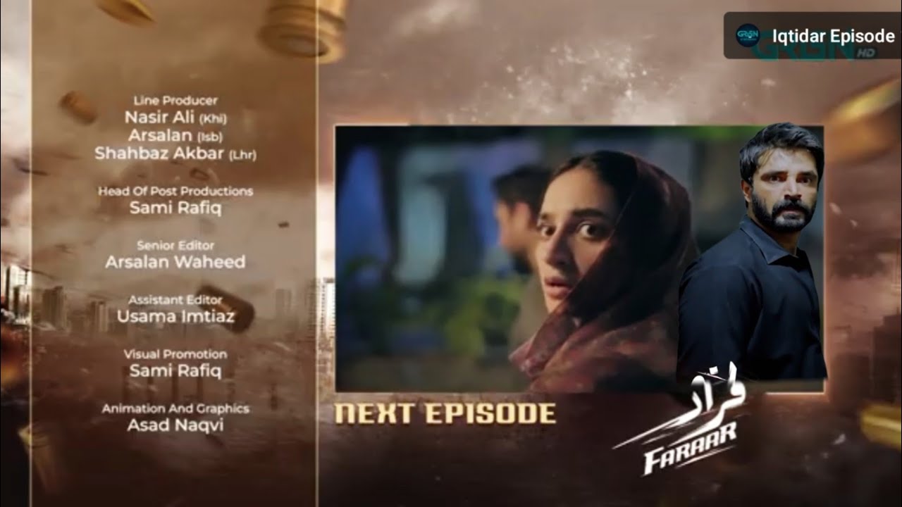 Faraar | Episode 10 promo | Green Tv Entertainment | Ali Hamza Abbasi ...