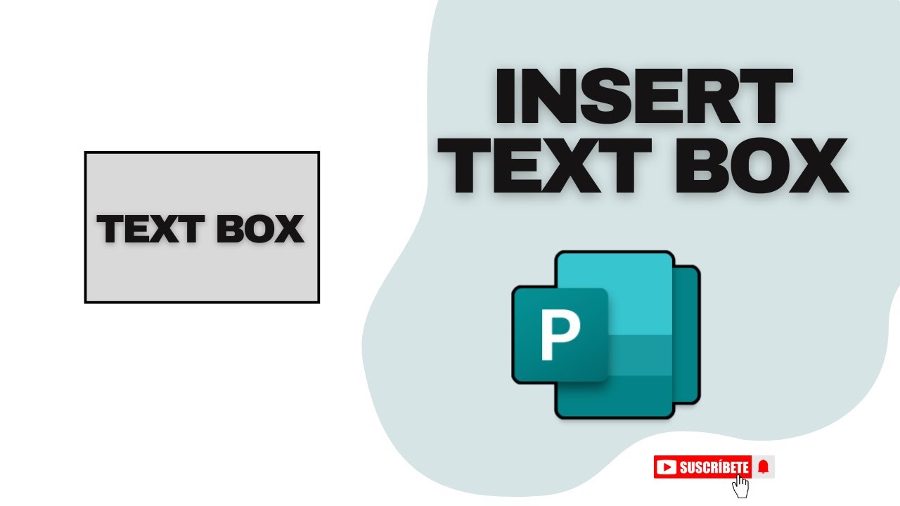 How to Insert Text Box in Publisher Document - YouTube
