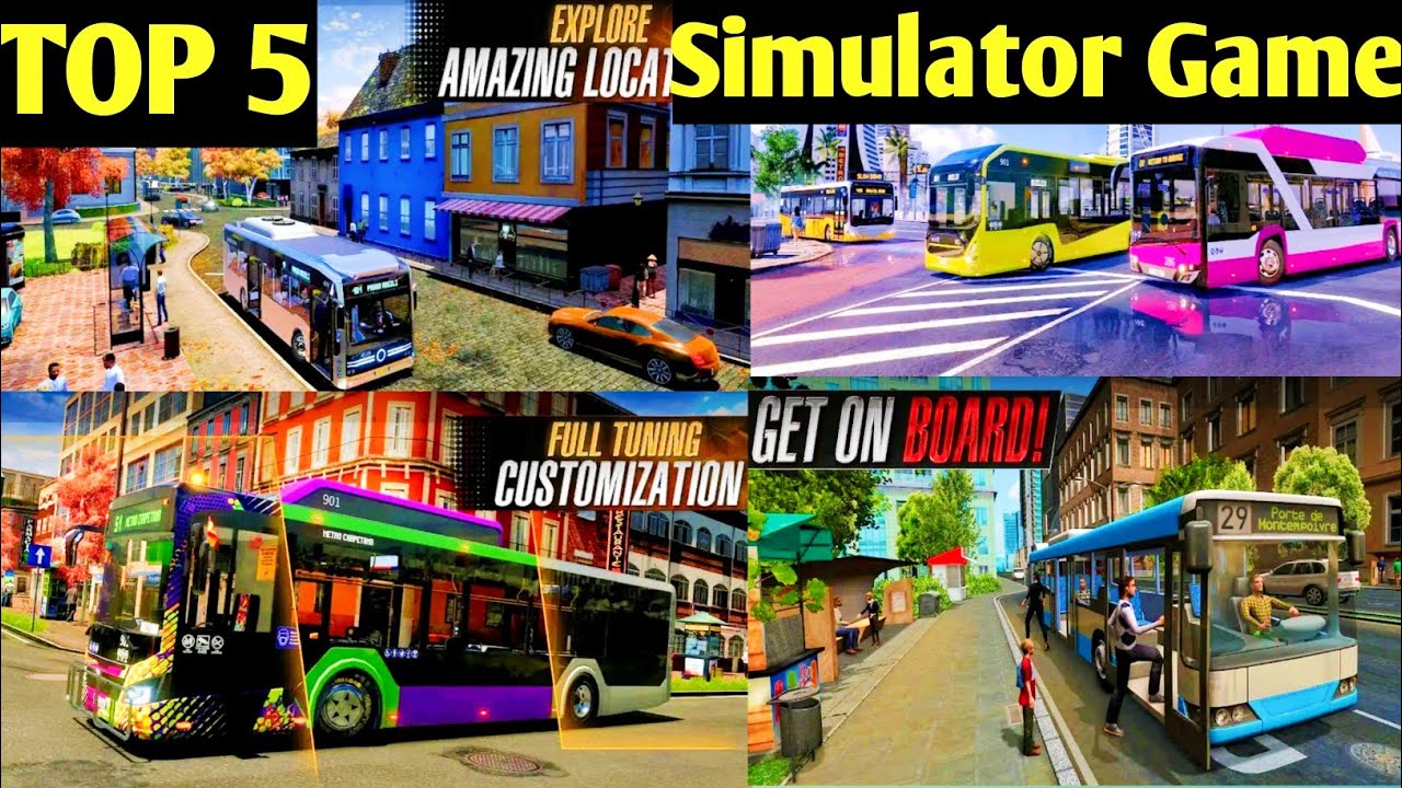 Top 5 Bus Simulator Games for Android | Best bus simulator games for ...