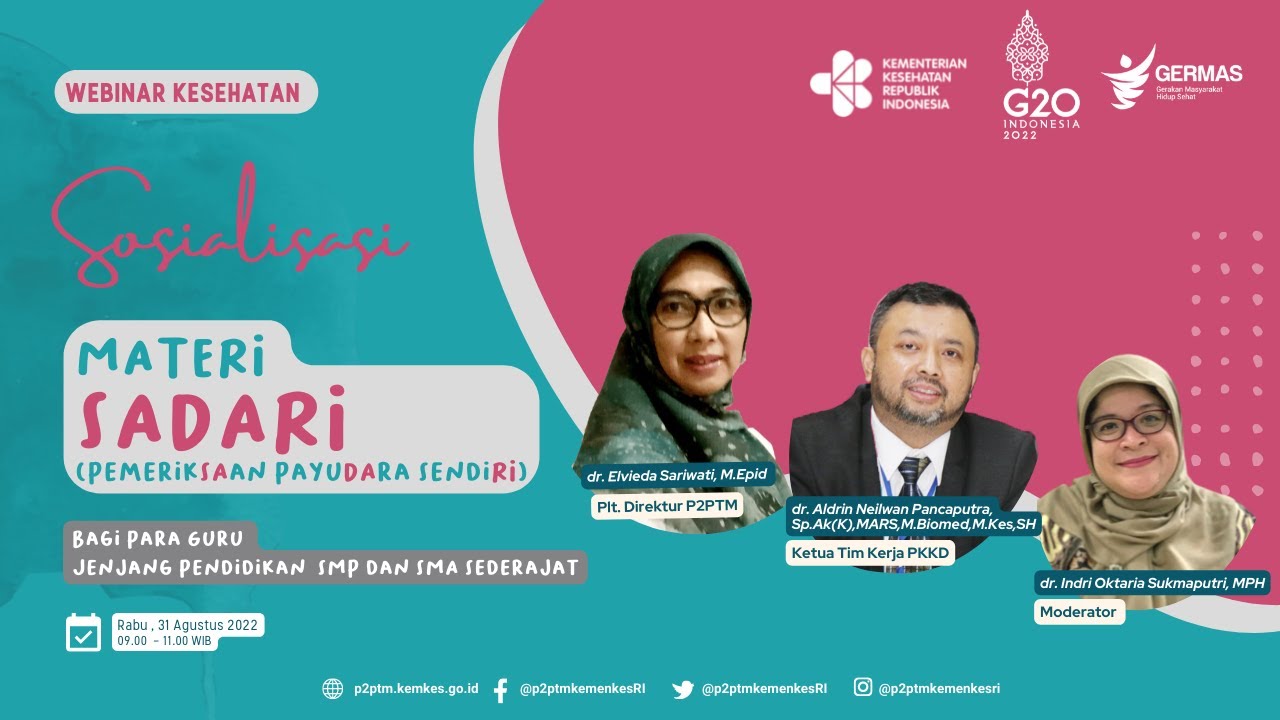 Sosialisasi Materi Sadari Bagi Guru SMP & SMA Sederajat - YouTube