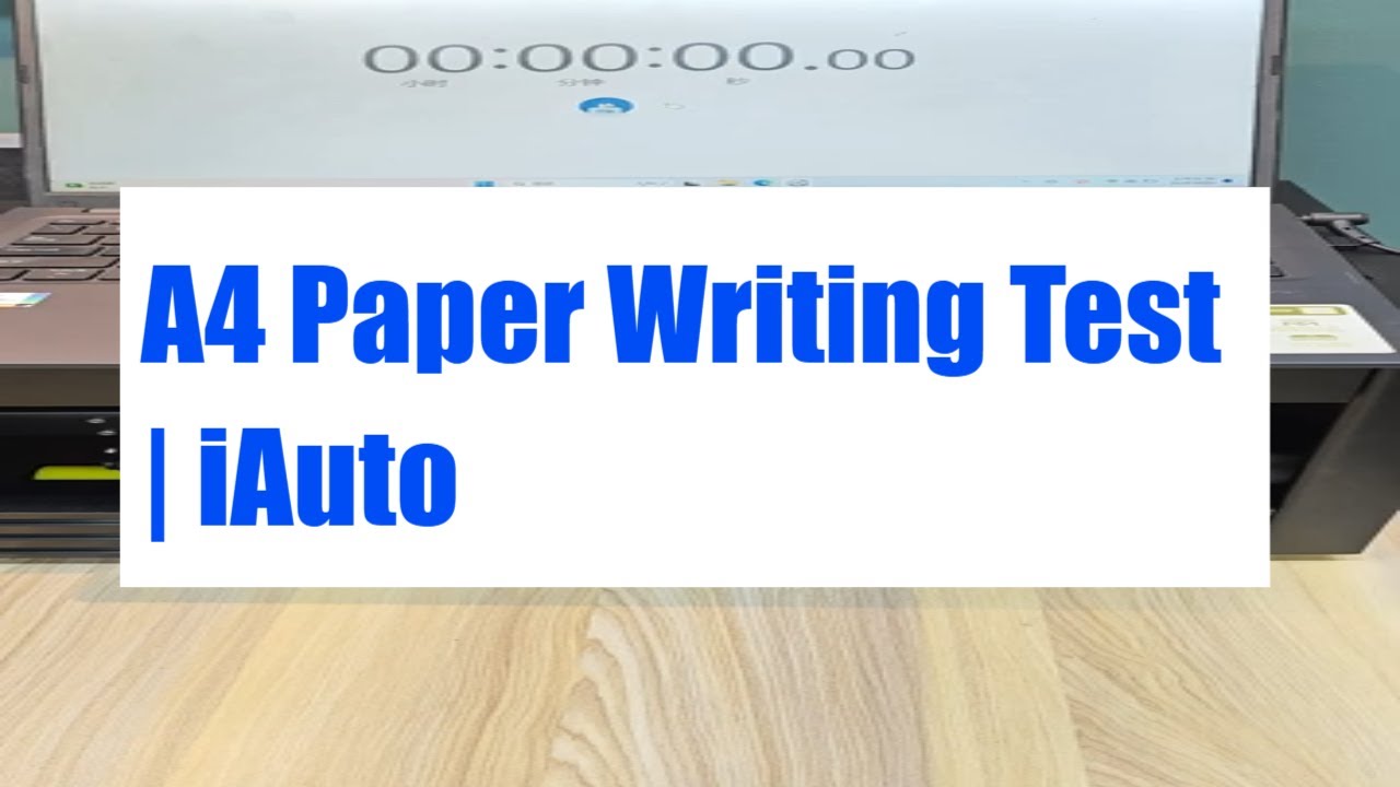 A4 Paper Writing Test by iAuto Handwriting Machine - YouTube