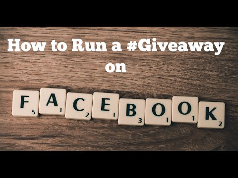 How to Run a Giveaway on Facebook - YouTube