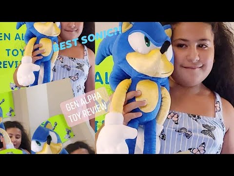 Sonic cuddle pillow buddy review Large Sonic Plush : Gen Alpha Toy ...