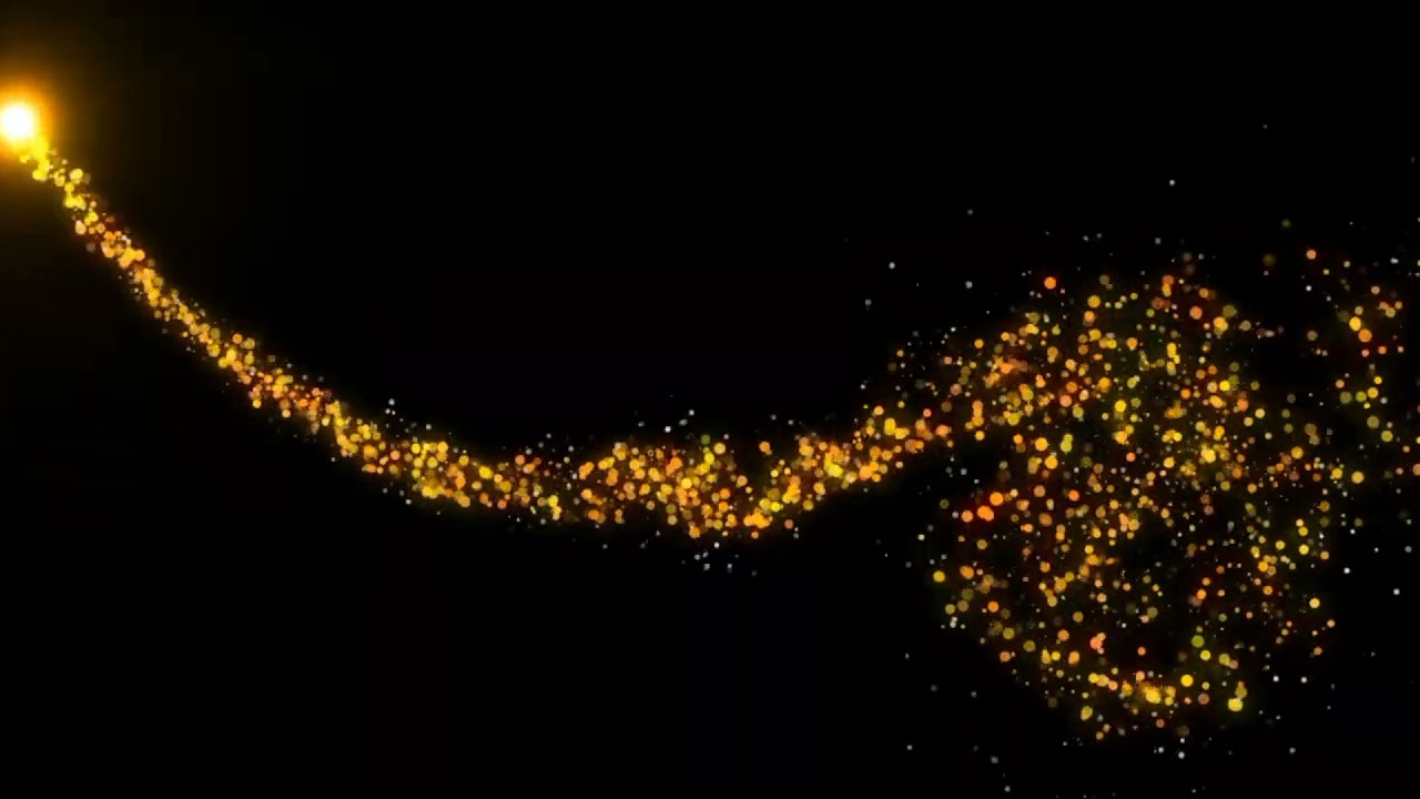 Intro Video Gold Particles Free No Text | No Copyright Intro Template ...