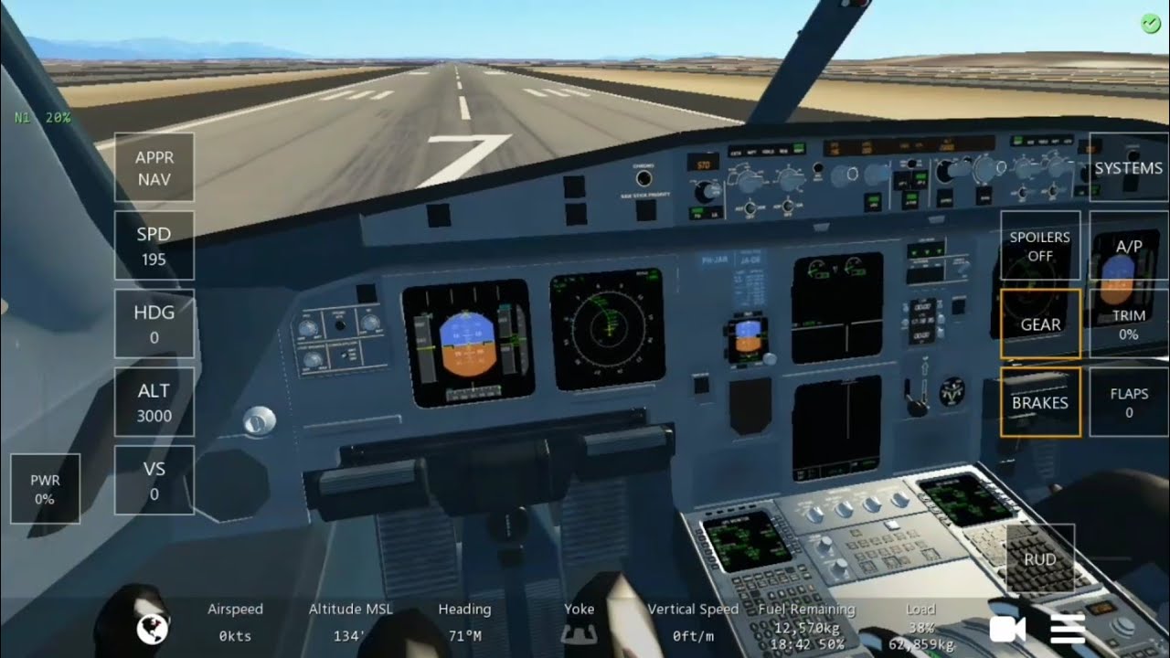 Infinite Flight Simulator Take off tutorial- A321-200 Take off - YouTube