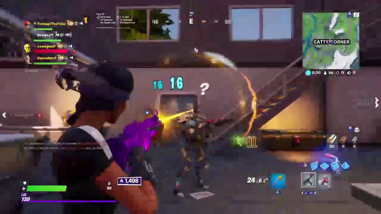 Playing Fortnite ft.WC Partner xxomgwolf/alphonse and Usecodetr3/tre ...