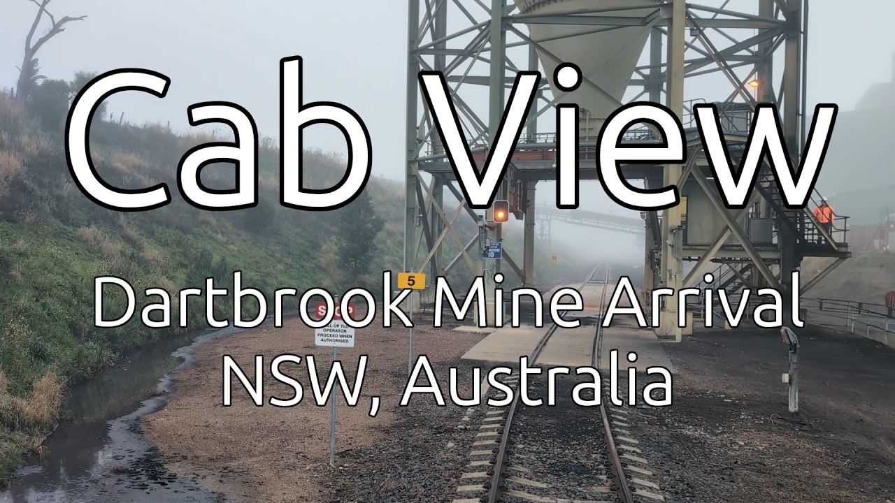 Cab View - Dartbrook coal mine arrival, August 2025 - YouTube