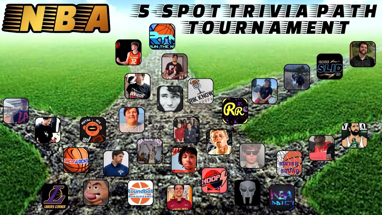 DIVERSE NBA 5-SPOT TRIVIA-PATH TOURNAMENT!!! - YouTube