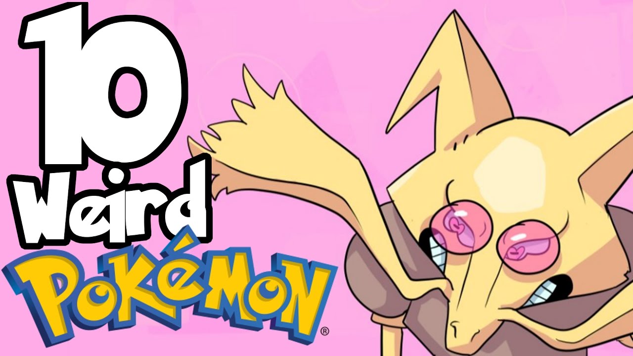 10 WEIRD POKÉMON! (Weird Pokédex Entries) - YouTube