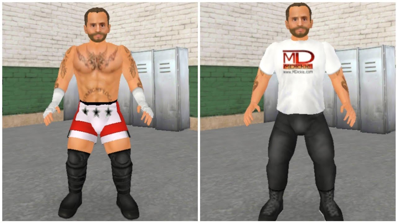 How to make CM Punk new Attire in wrestling empire - YouTube