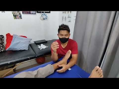 another TUTORIAL FOR SPRAINED ANKLE/TAPILOK 🦵😱😱 - YouTube