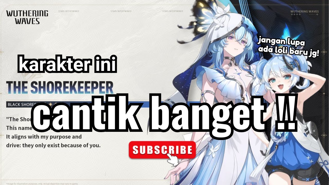 EDAN REK!! Cantik banget karakter ini!! The Shorekeeper Drip Wuthering ...
