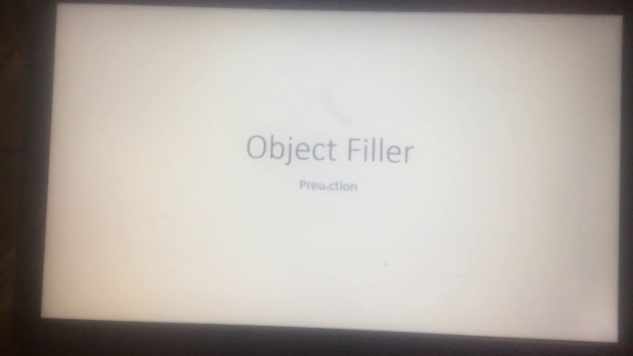 Object Filler Prediction (2017) - YouTube