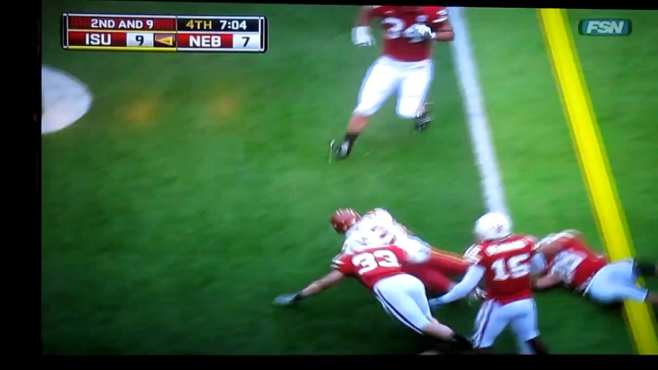 Josh Lenz Iowa State vs Nebraska Oct 2009 - YouTube