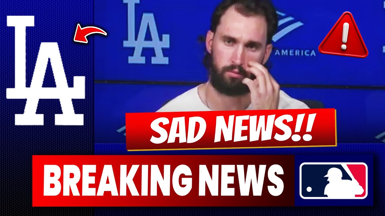 BREAKING!! Sad breaking news for Dodgers fans! Nobody expected this ...