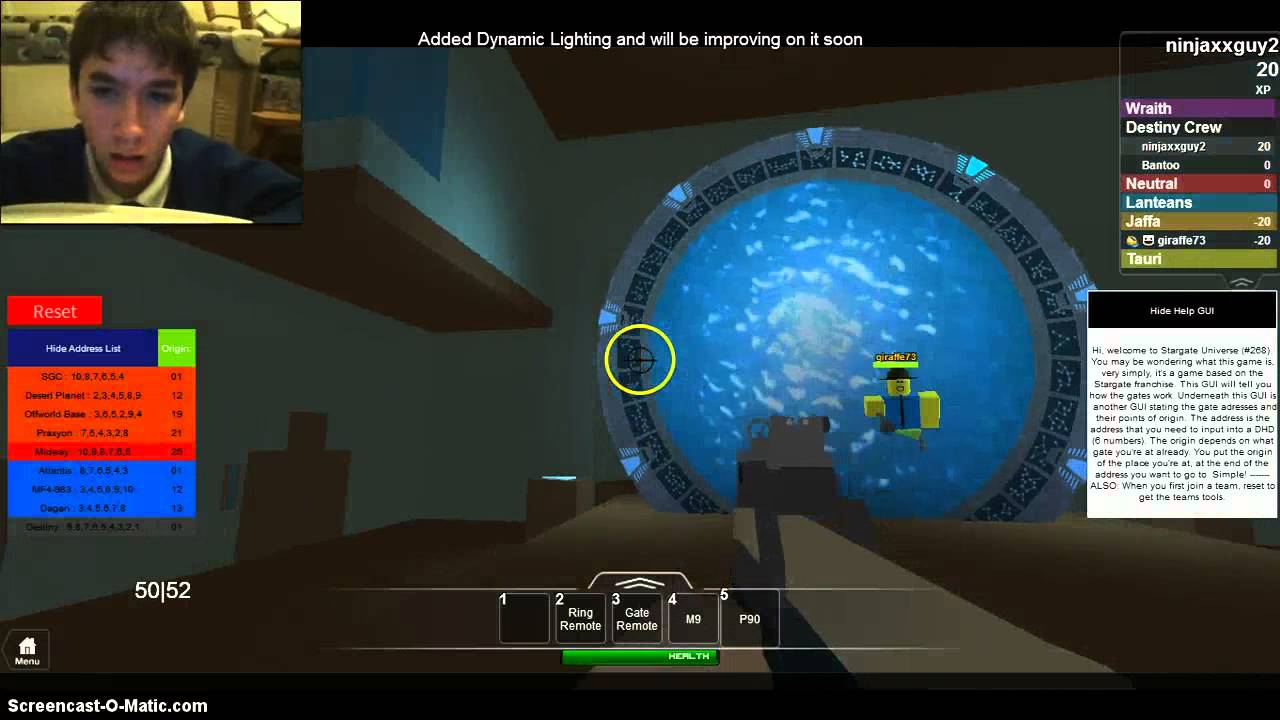 Roblox Stargate Game (#2) - YouTube