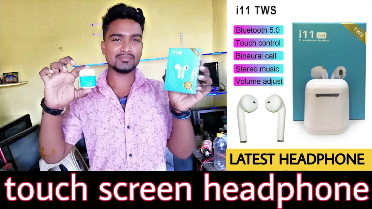 || #Touch #screen #headphone || amazing headphone || Bluetooth system ...