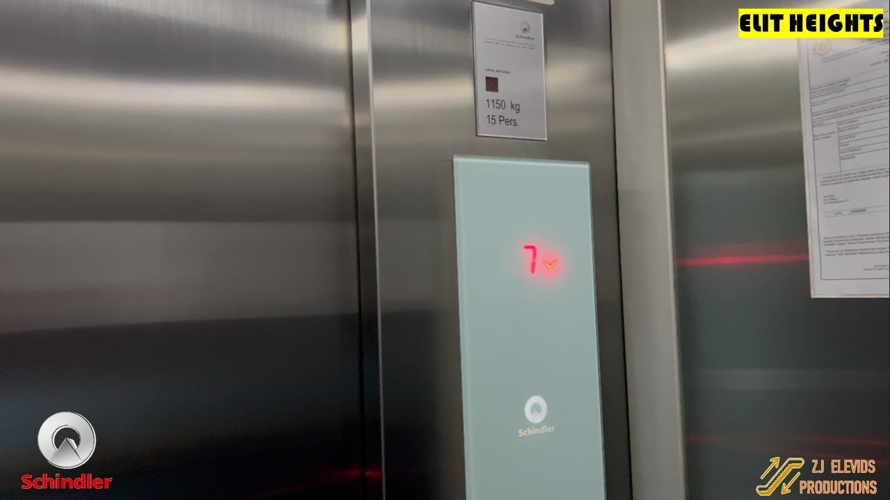 2 Schindler Elevators at Elit Heights. Bayan Baru, Penang, Malaysia ...