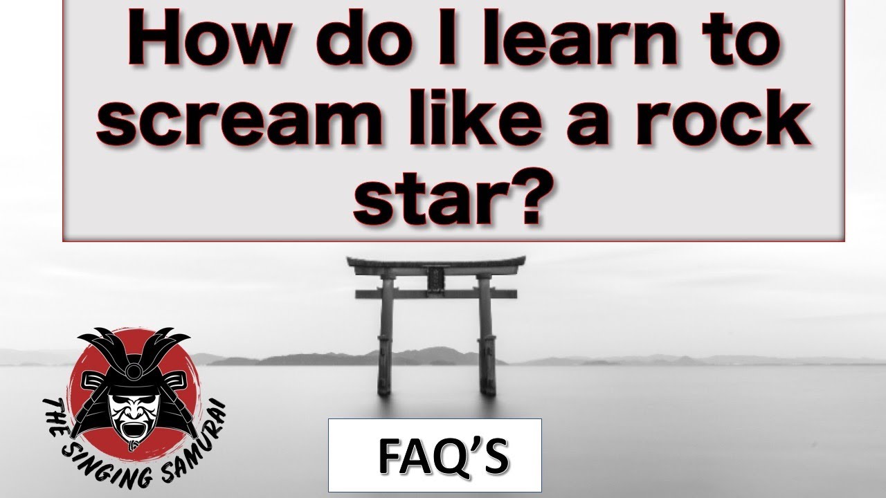 How do I learn to scream like a rock star? - YouTube