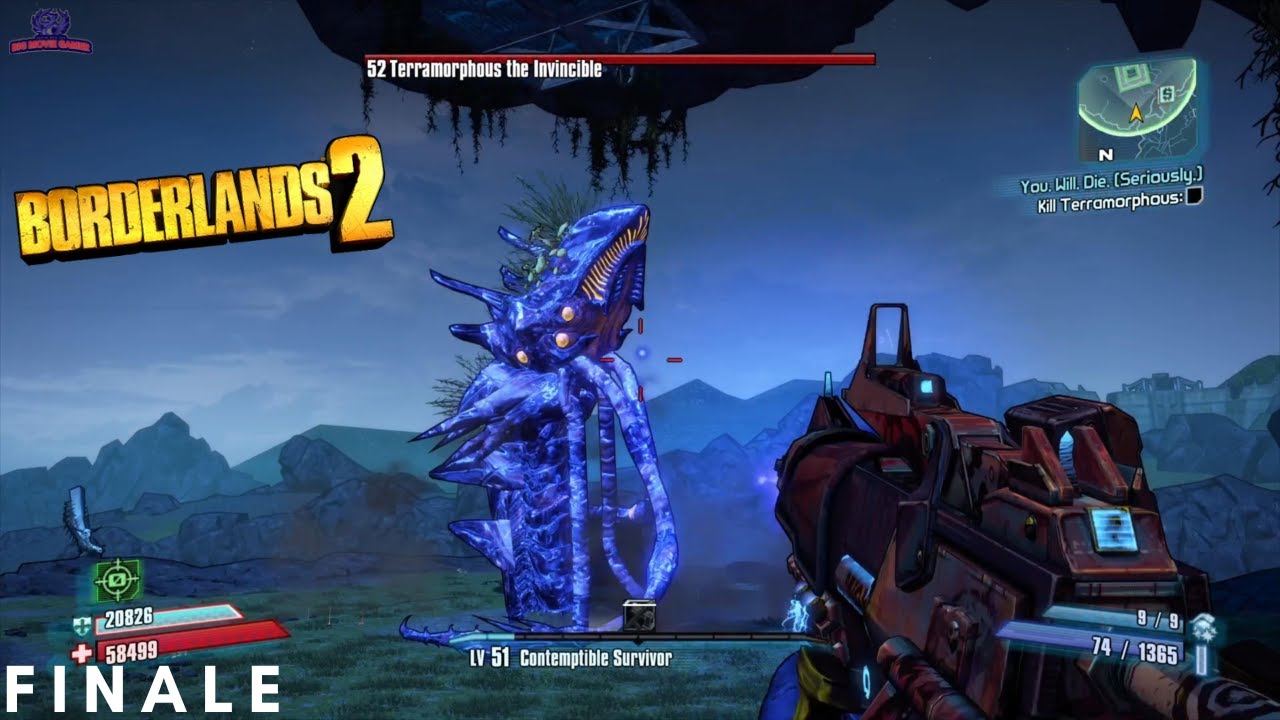 Borderlands 2 Finale Terramorphous the Invincible Solo - YouTube