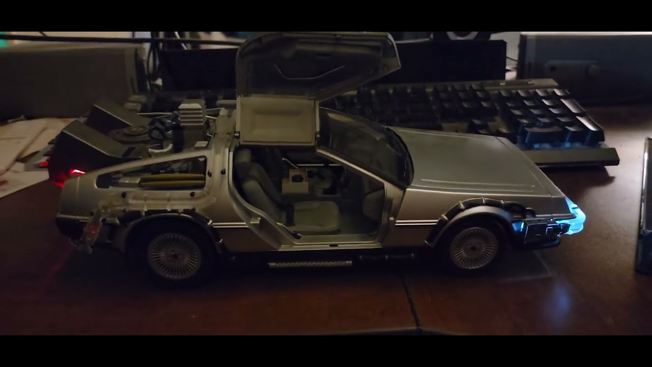 Back To The Future Delorean 1/15th Scale Model With Lights & Sounds ...