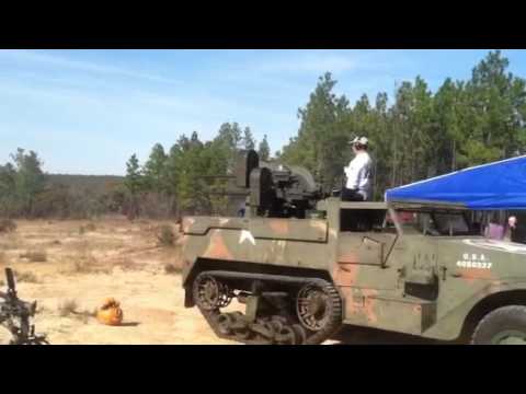 Half Track Quad .50 - YouTube