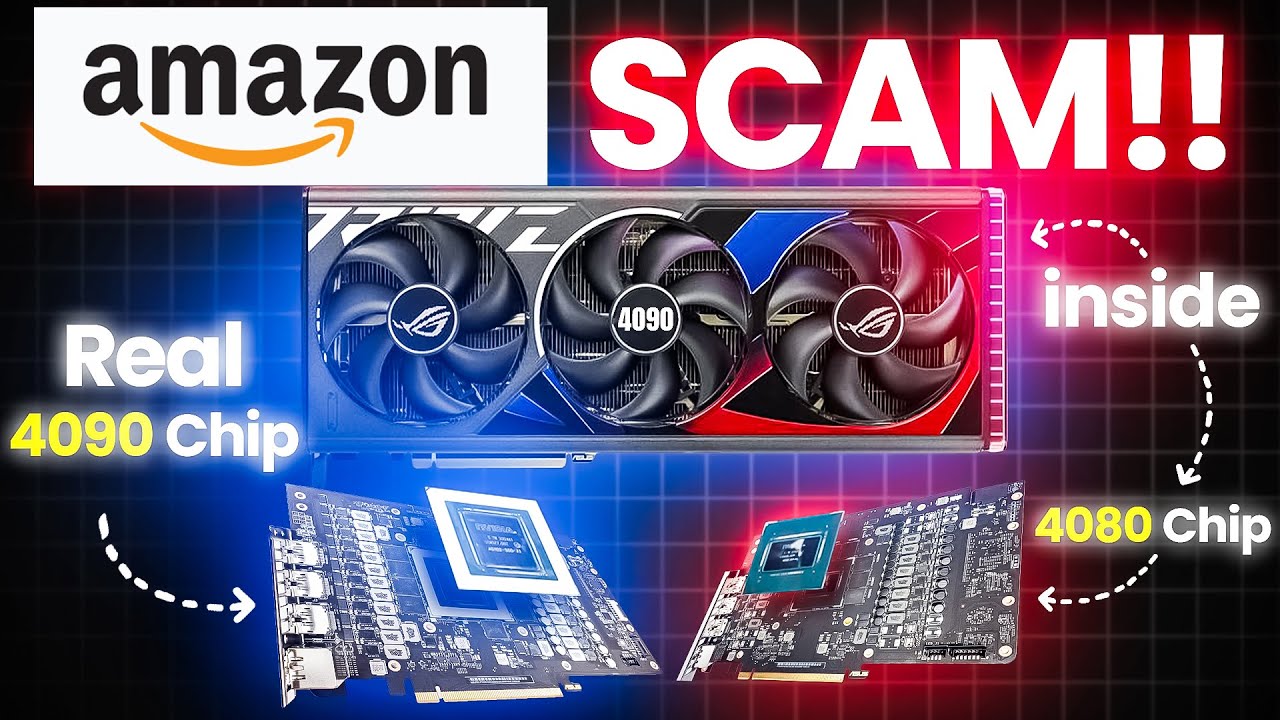 Bait and Switch: Amazon Sells 4080 as 4090! GPU Repair Fail! - YouTube