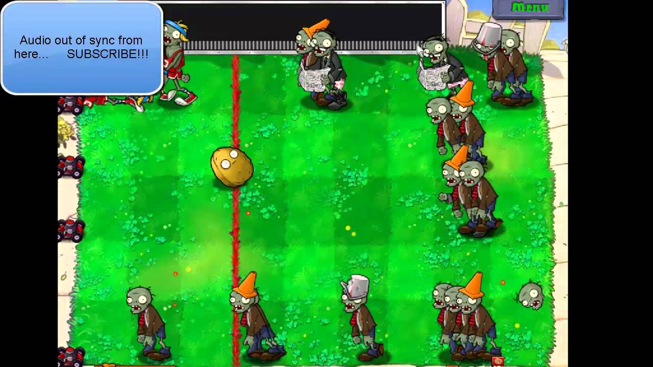 THE RETURN OF PLANTS VS ZOMIES - Minigames - Wall-nut Bowling - YouTube